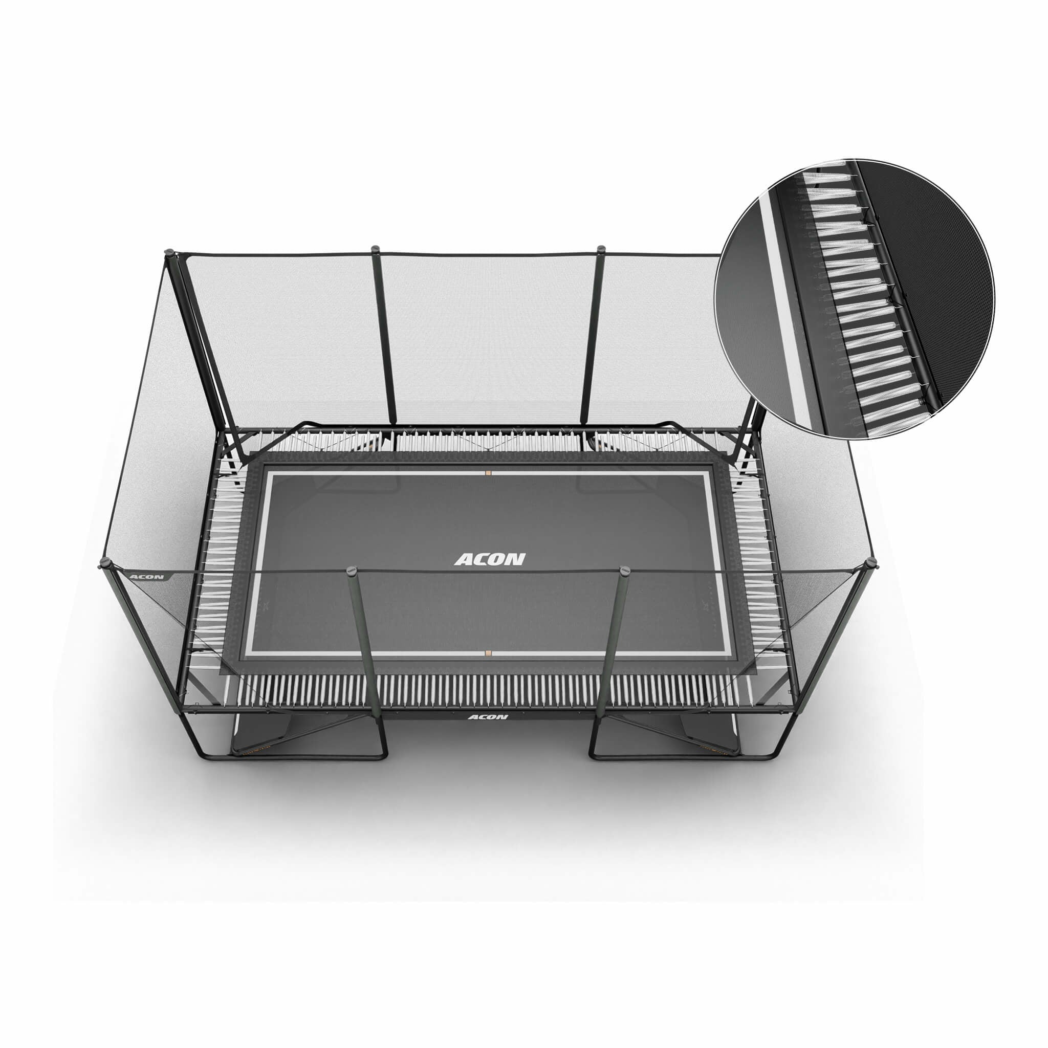 Ressorts super élastiques Acon pour la kinésithérapie sur trampoline ...